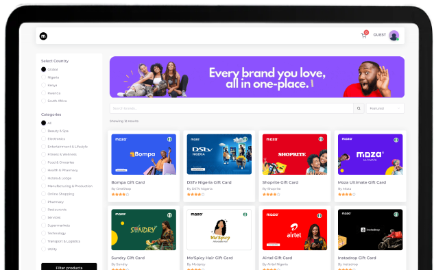 The Largest Gift Cards Marketplace in Nigeria
